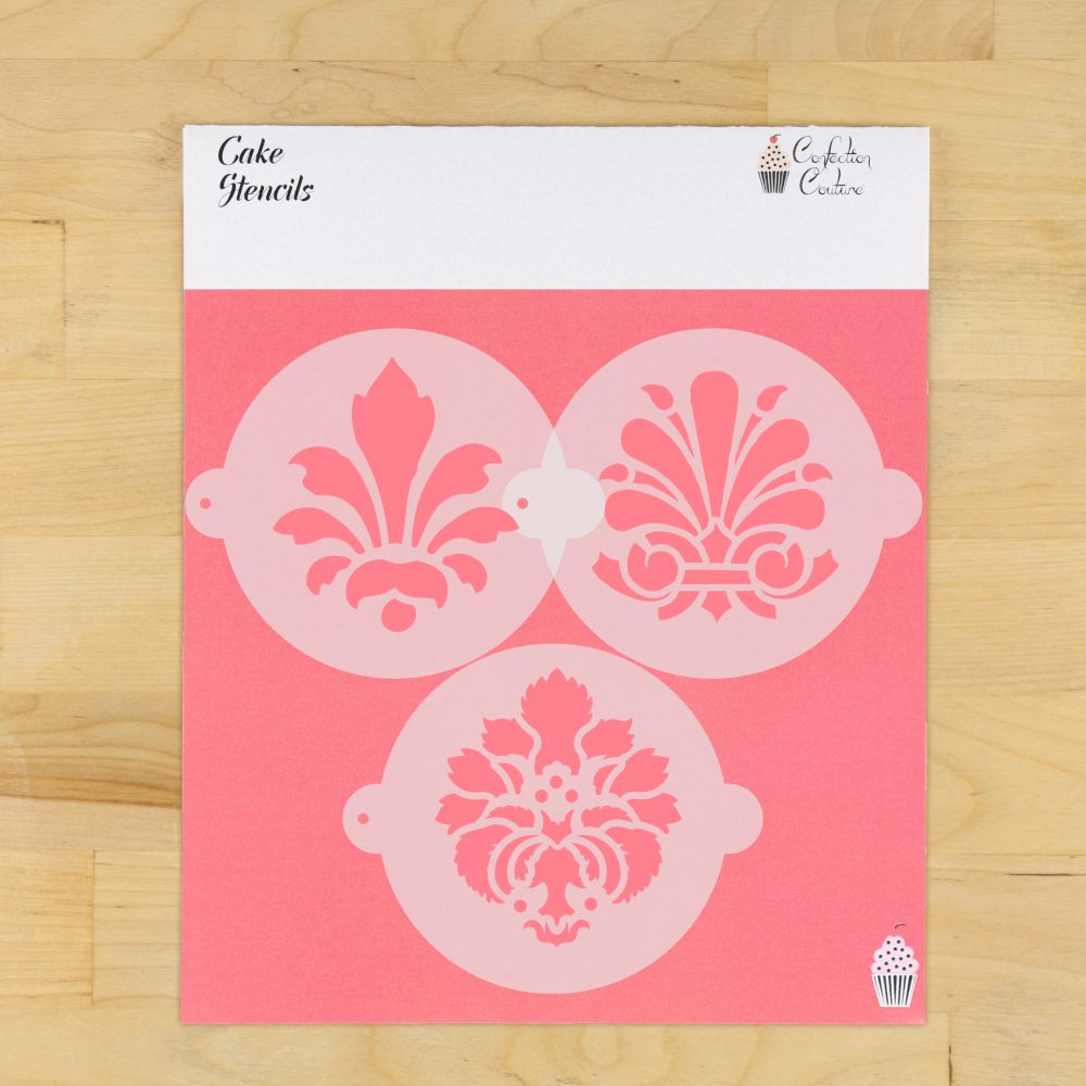 Formal Damask Stencils