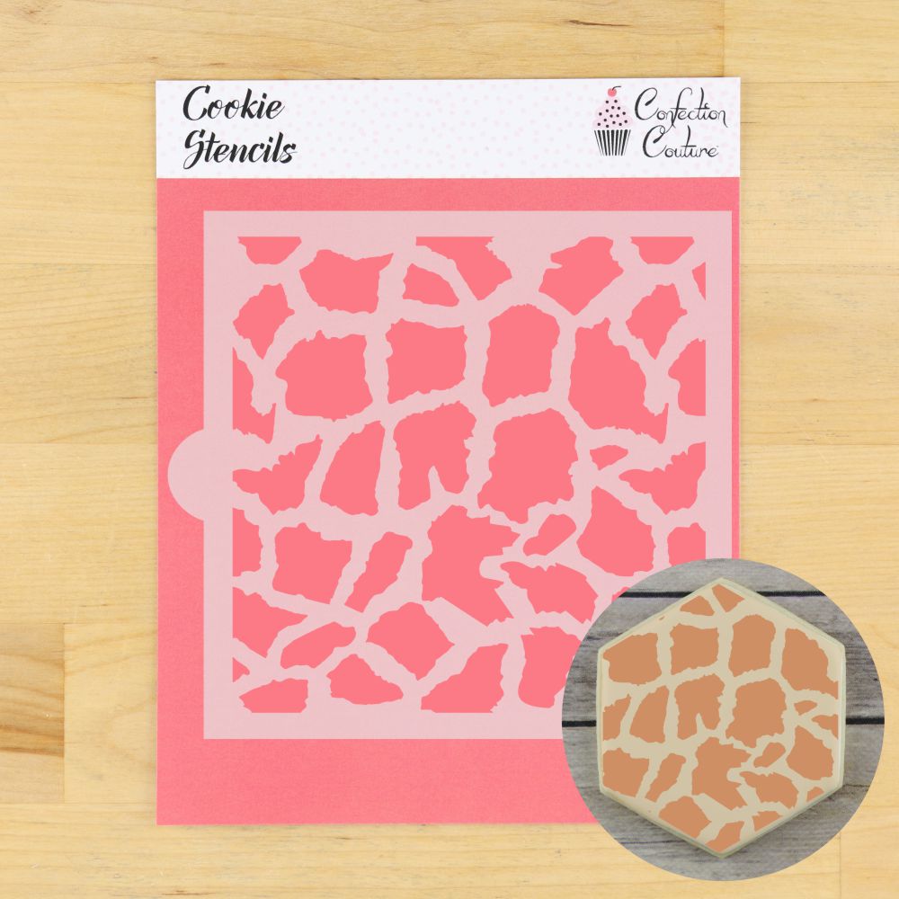 Giraffe Print Stencil