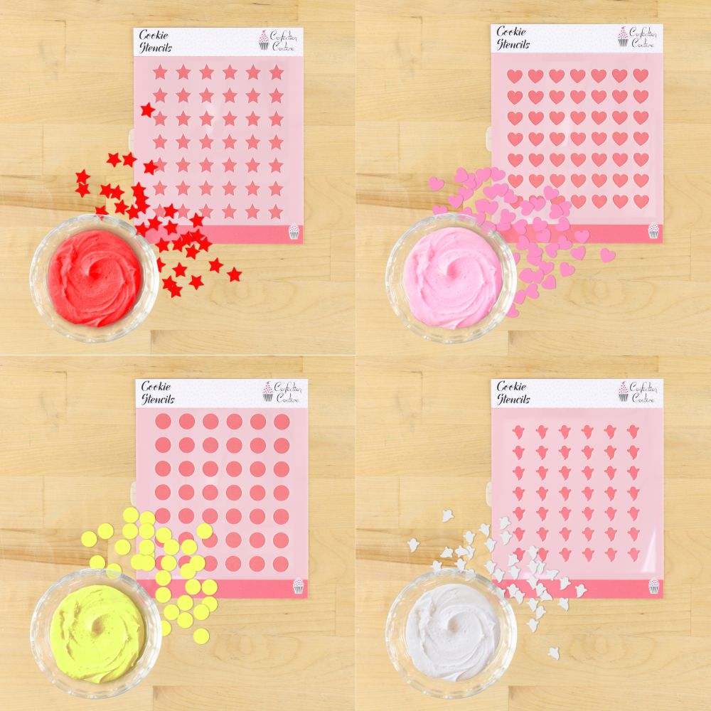 DIY Sprinkle Stencils for Cookies and Cupcakes