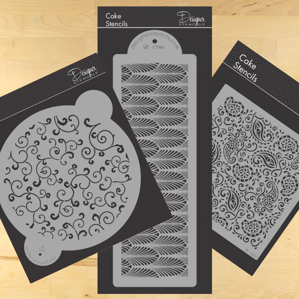 Designer Stencils Cake Stencils – Confection Couture Stencils