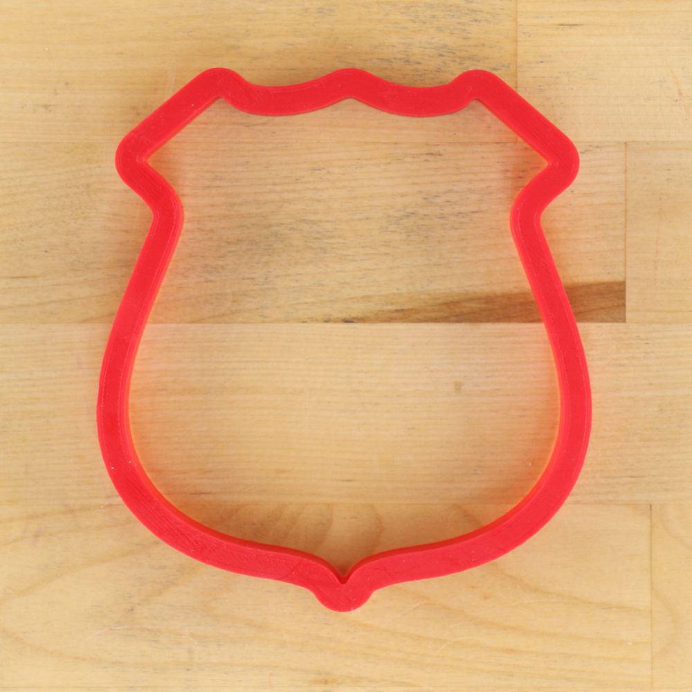 Police Badge Shaped Cookie Cutter – Confection Couture Stencils