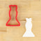 Slender Dress Shaped Cookie Cutter for Wedding Cookies – Confection ...