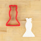 Slender Dress Shaped Cookie Cutter for Wedding Cookies – Confection ...