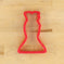 Slender Dress Shaped Cookie Cutter for Wedding Cookies – Confection ...