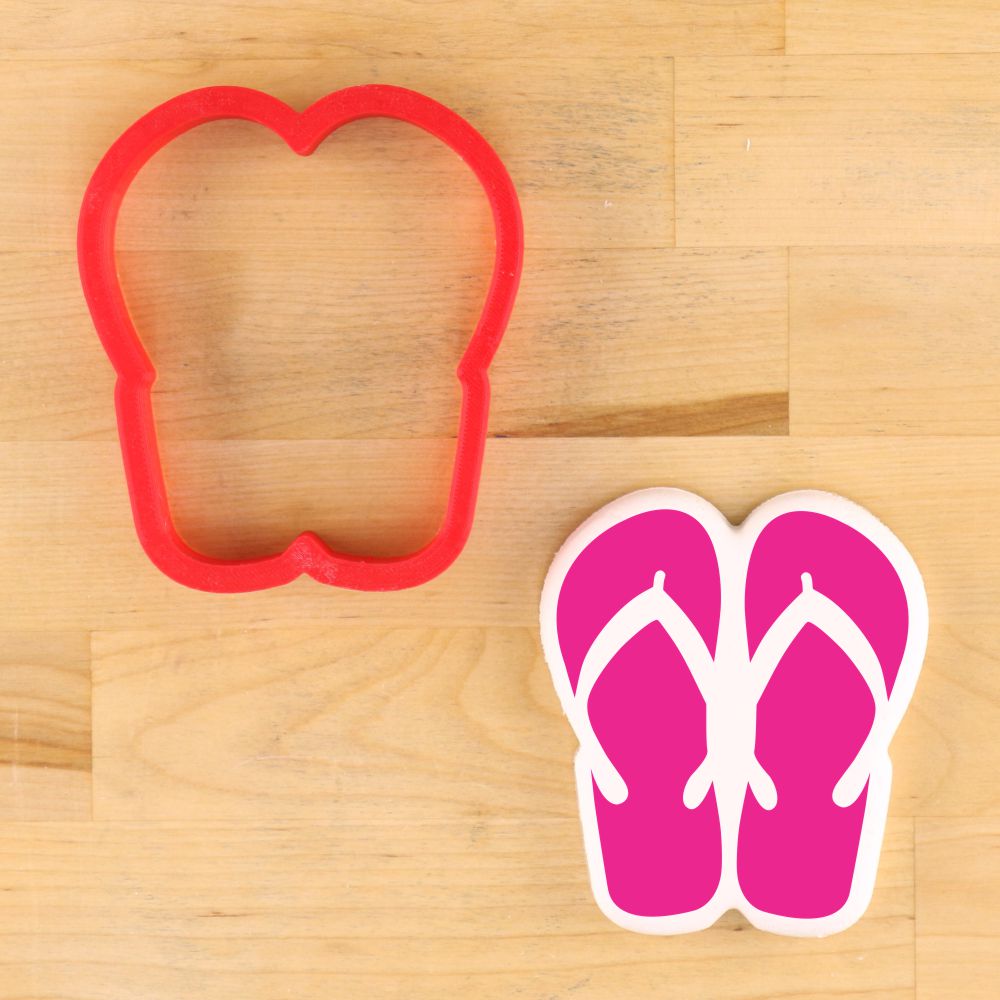 Flip Flop Cookie Cutter | Make Flip Flop Shaped Cookies for Beach ...