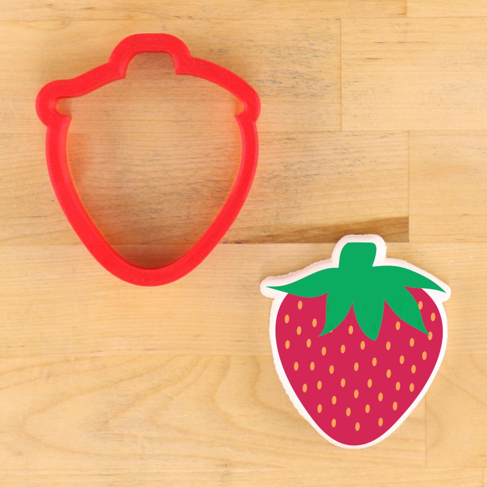 Strawberry Cookie Cutters | Sweet One Birthday – Confection Couture ...