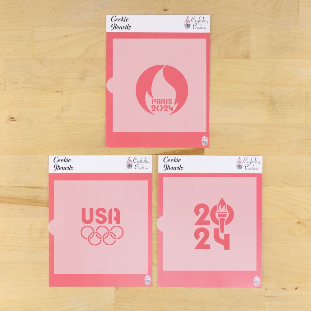 2024 Summer Olympic Stencils for Cookies – Confection Couture Stencils