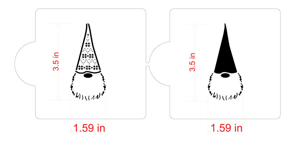 Christmas Gnome Stencil Set for Cookie Decorating – Confection Couture ...