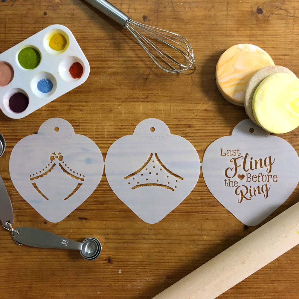 Wedding Stencils for Cookies by Designer Stencils – Confection Couture ...