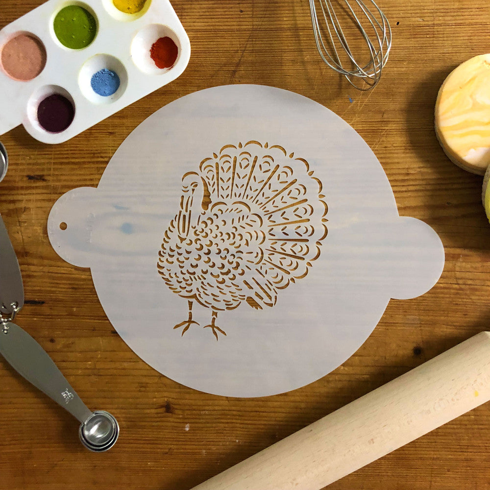 Thanksgiving Turkey Pie and Cake Stencils – Confection Couture Stencils