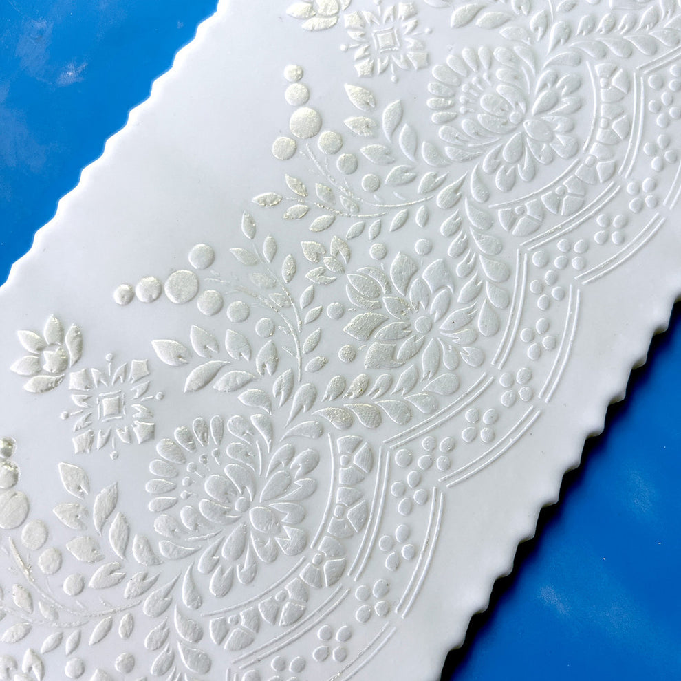 Antique Lace Cake Stencil for Weddings and Anniversaries – Confection ...