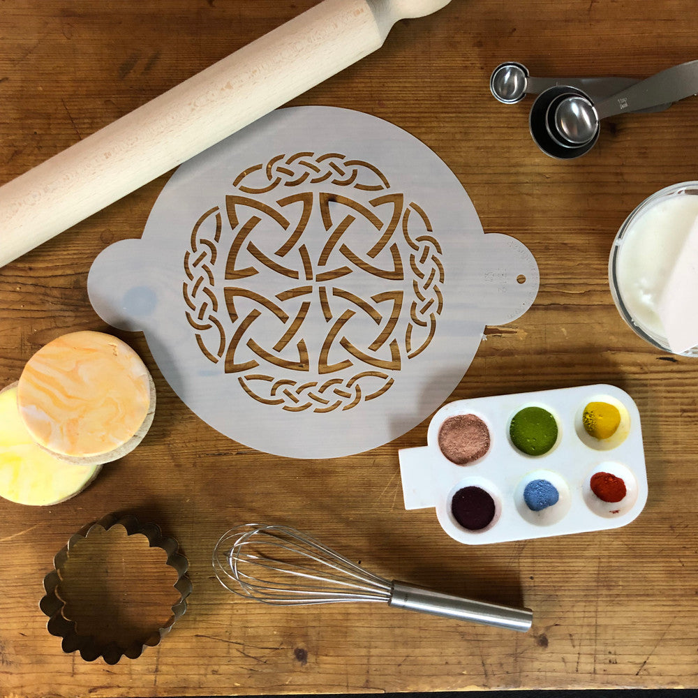Celtic Pattern Cake Top Stencil by Designer Stencils - Confection ...