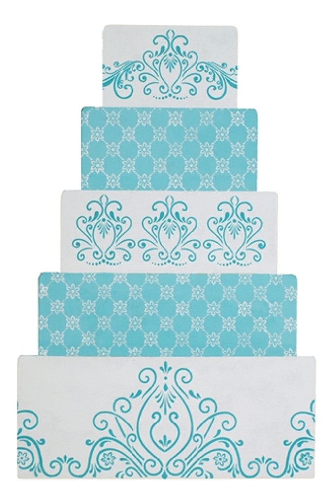 Princess Lace Cake Side Stencils From Designer Stencils – Confection ...