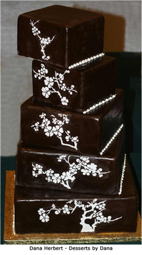 Multi-Tier Cherry Blossom Tree Cake Stencils – Confection Couture Stencils