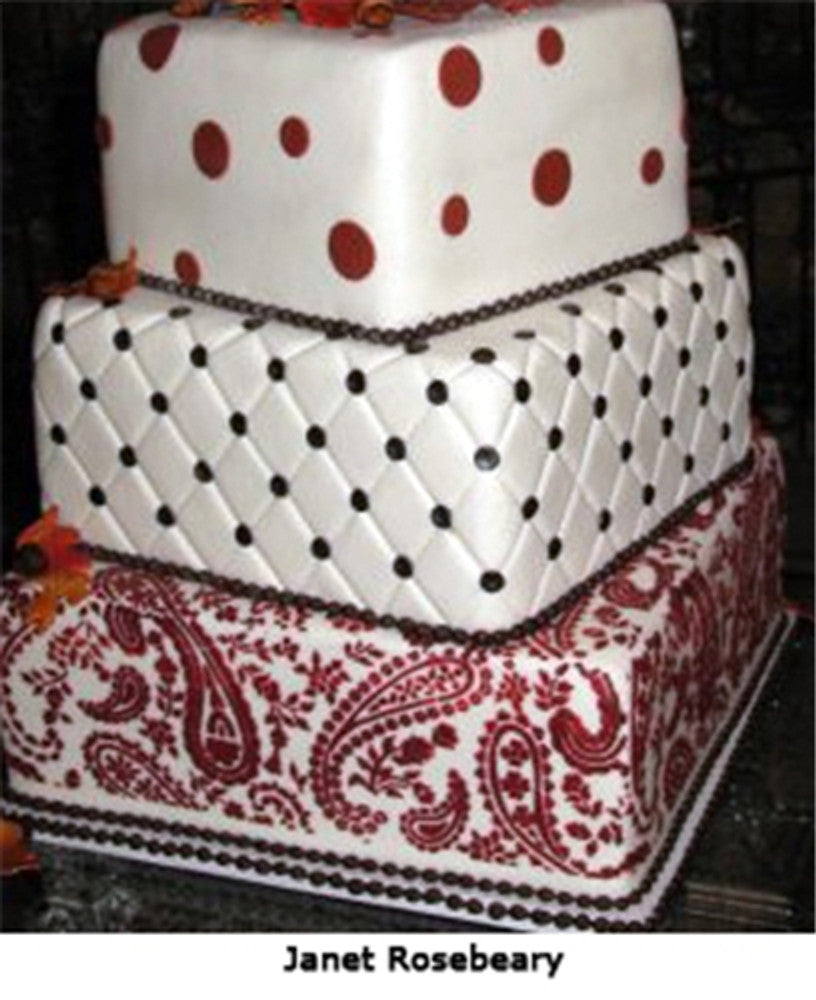 Paisley Side Stencil for Cake Decorating – Confection Couture Stencils