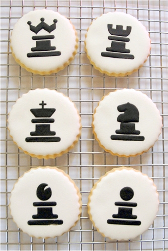 Chess Cookie Stencil Set Rounds by Designer Stencils – Confection ...