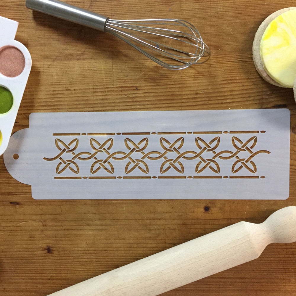 Celtic Twine Pattern Stencil for Cake Decorating – Confection Couture ...