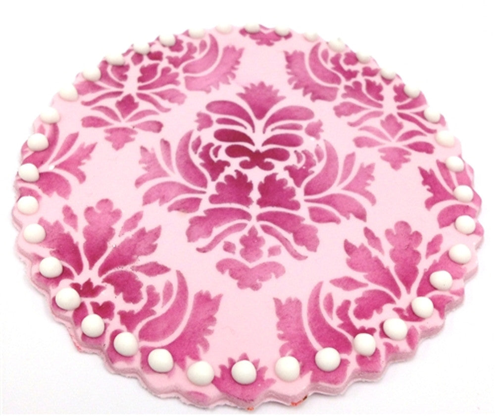 Damask Cake & Cookie Stencil | Bento Cake, Cookie & Mini Cake Stencil ...