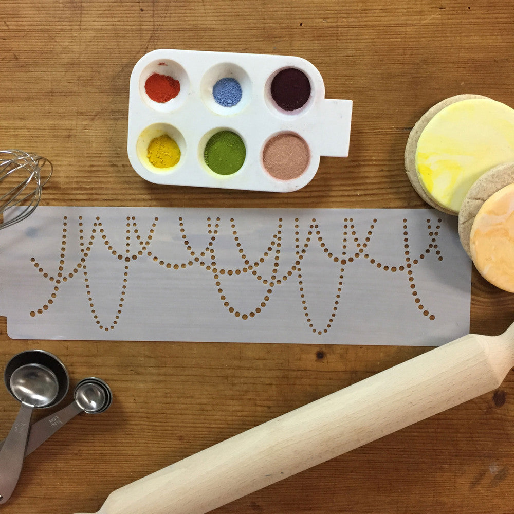 Draping Pearls Stencil for Wedding and Anniversary Cakes – Confection ...