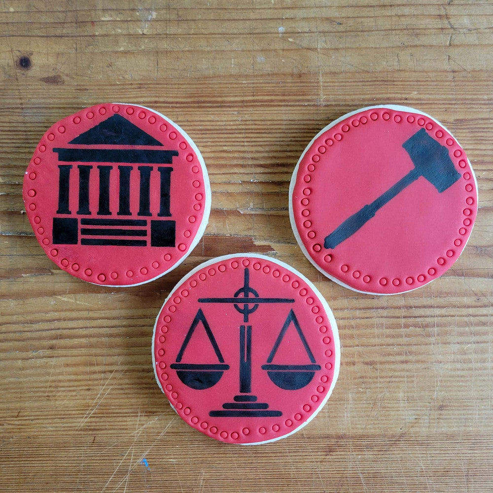 Law and Order: Justice Cookie Stencils From Designer Stencils ...