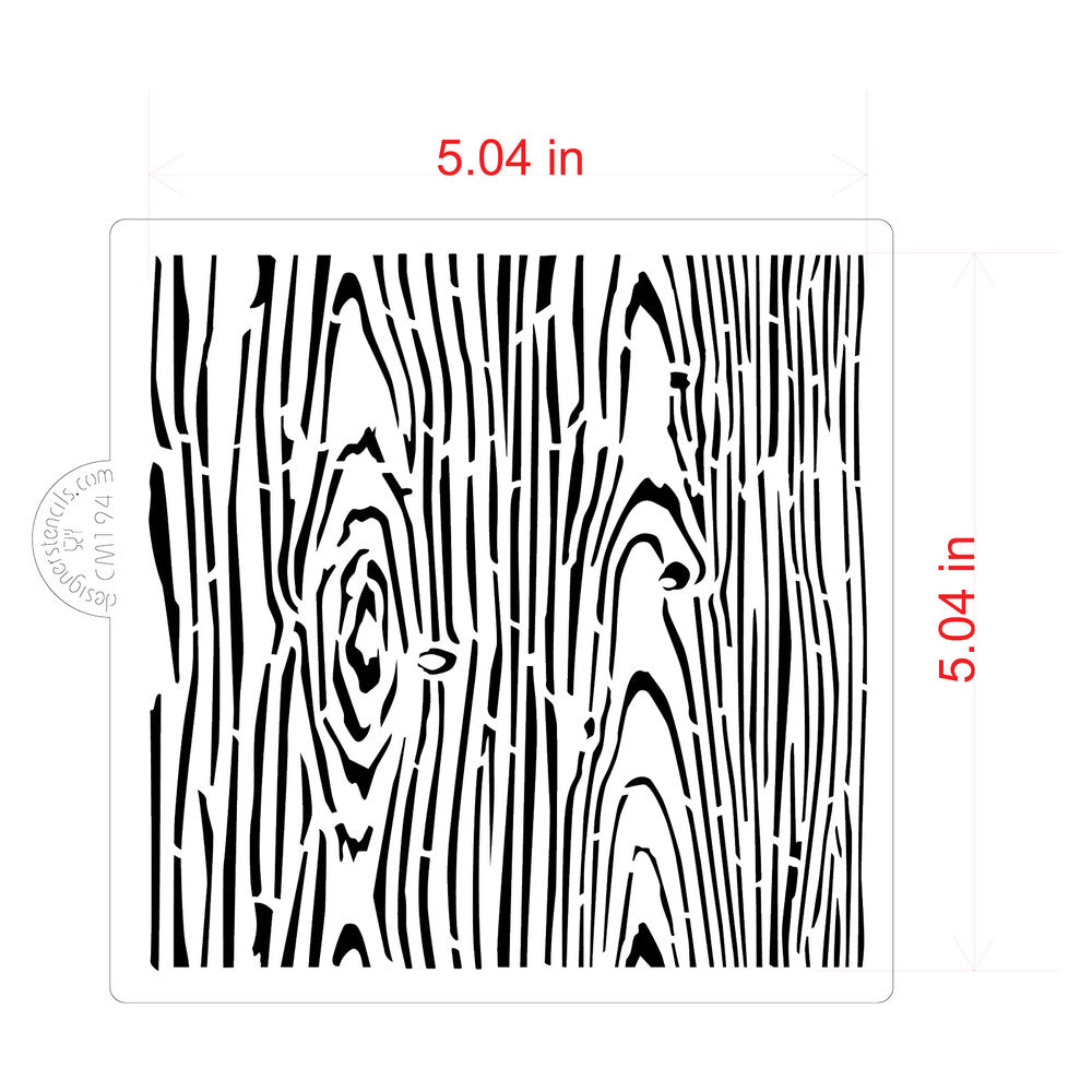 Wood Grain Stencil for Cookies by Designer Stencils – Confection ...