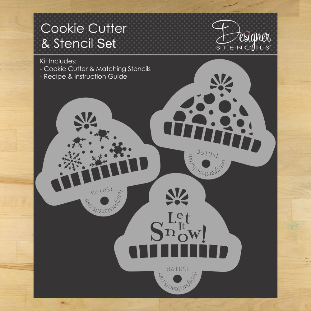Snow Cap Cutter and Stencils for Winter Themed Cookies – Confection ...