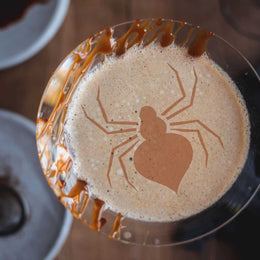 Stencils for Halloween Cocktails and Coffee Drinks – Confection Couture ...