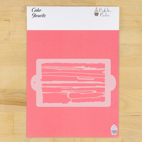 Wood Plank Side Stencil for Cake Decorating – Confection Couture Stencils