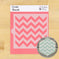 Chevron Background Stencil for Cookies – Confection Couture Stencils