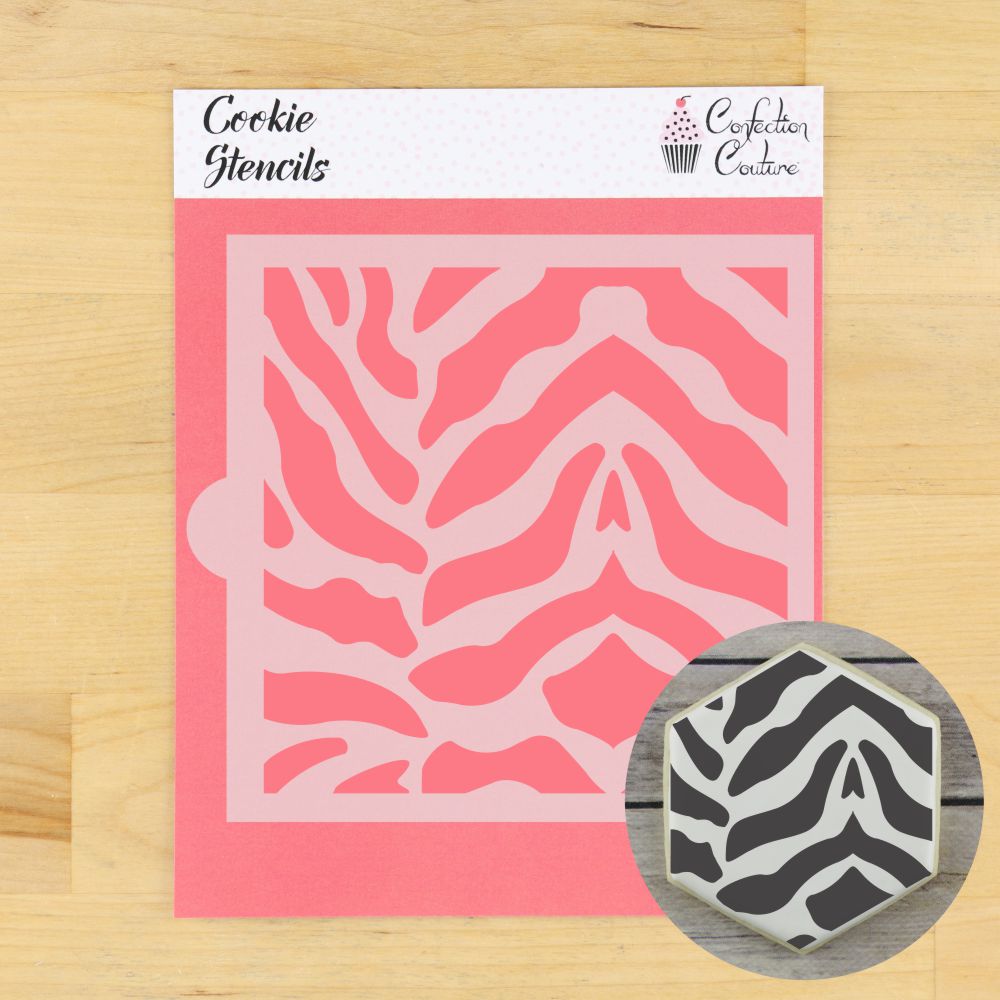 Zebra Stripe Stencil Printable