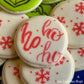 Ho Ho Ho Pattern Cookie Stencil: Santa Claus Cookie Stencils ...