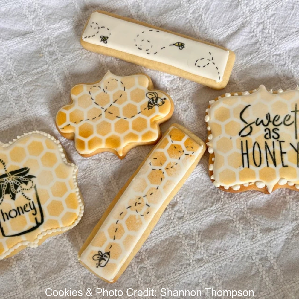What Will it Bee Cookie Stencil Kit: Decorate Gender Reveal Cookies ...