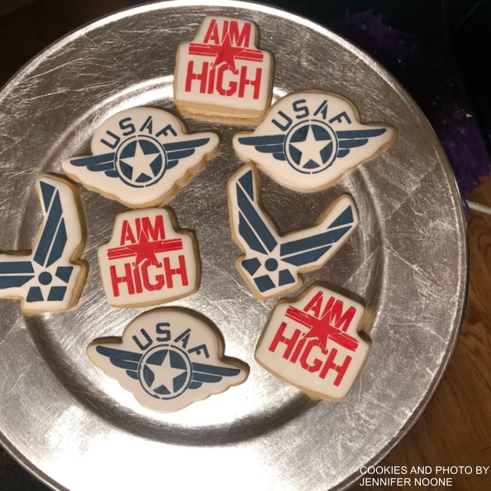 Aim High Air Force Cookie Stencils and Cutters – Confection Couture ...