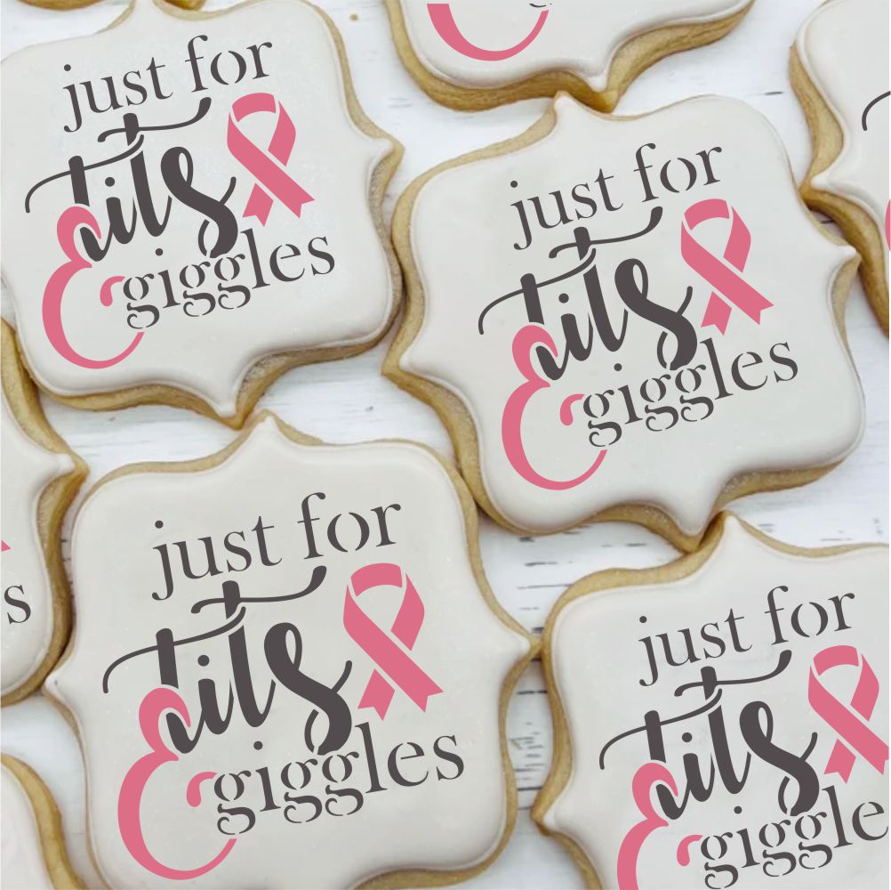 For Tits and Giggles Breast Cancer Awareness Cookie Stencil ...