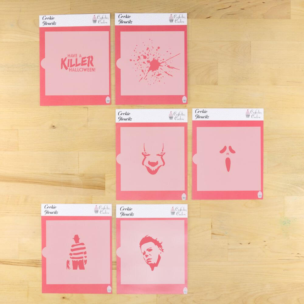 Horror Movie Stencils For Halloween Cookies – Confection Couture Stencils