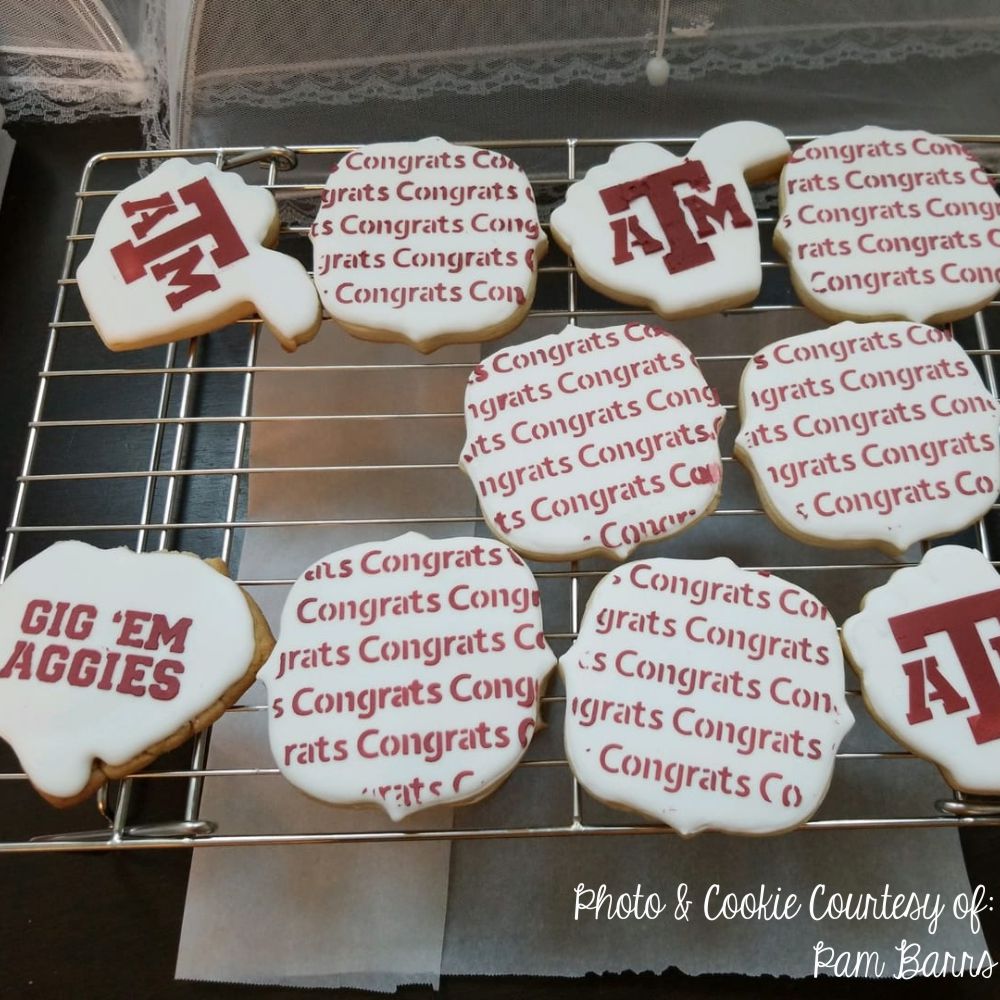 Aggies Cookie Stencil Set: Decorate Texas Football Cookies – Confection ...