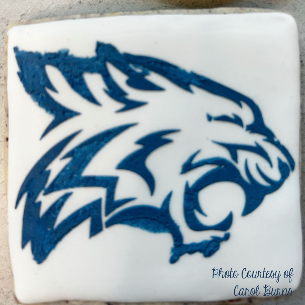 Wildcat Mascot Stencil for Decorating Cakes and Cookies – Confection ...