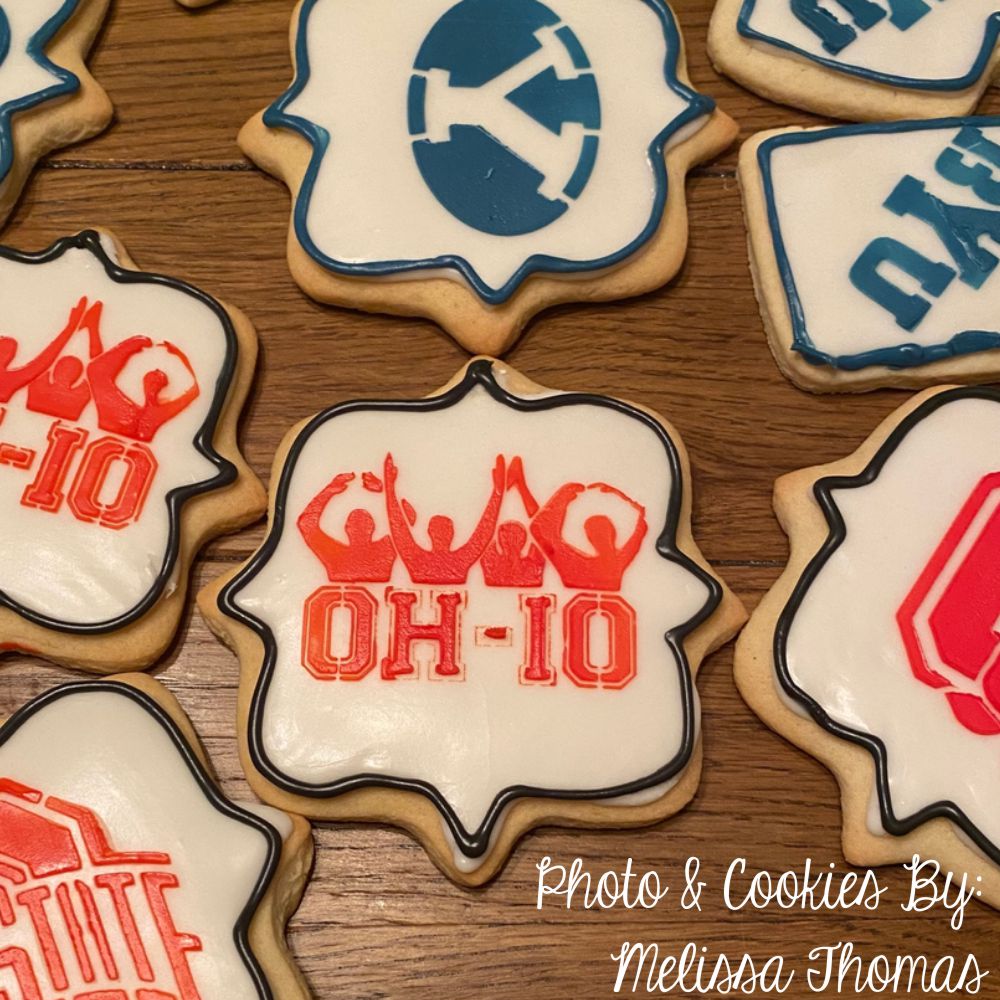 Buckeyes Cookie Stencil Set: Decorate Ohio State Cookies – Confection ...
