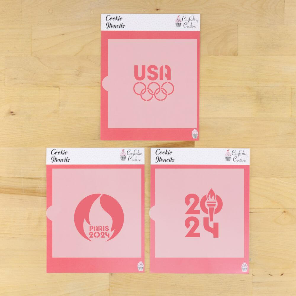 2024 Summer Olympic Stencils for Cookies – Confection Couture Stencils