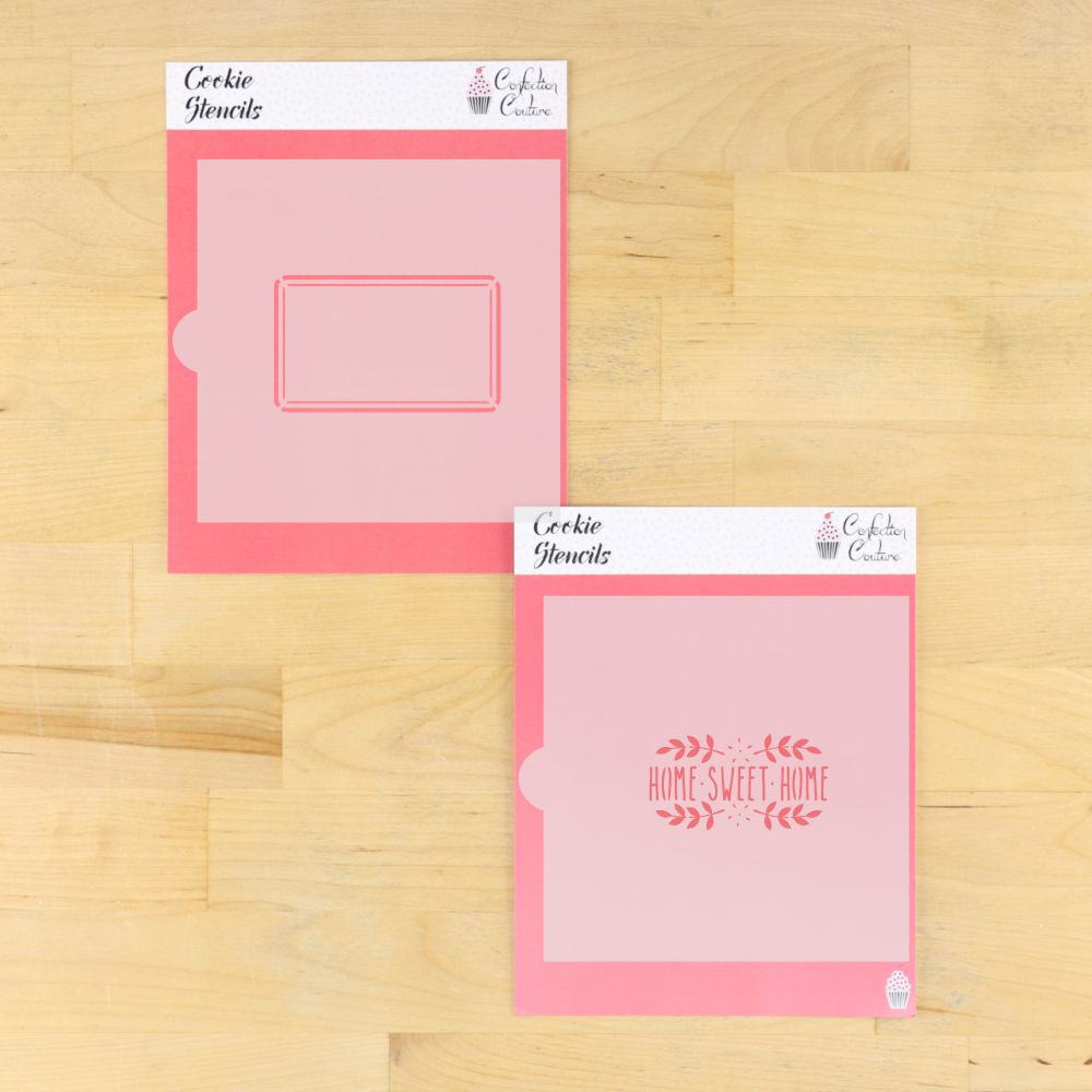 Welcome Mat Stencil for Cookies – Confection Couture Stencils