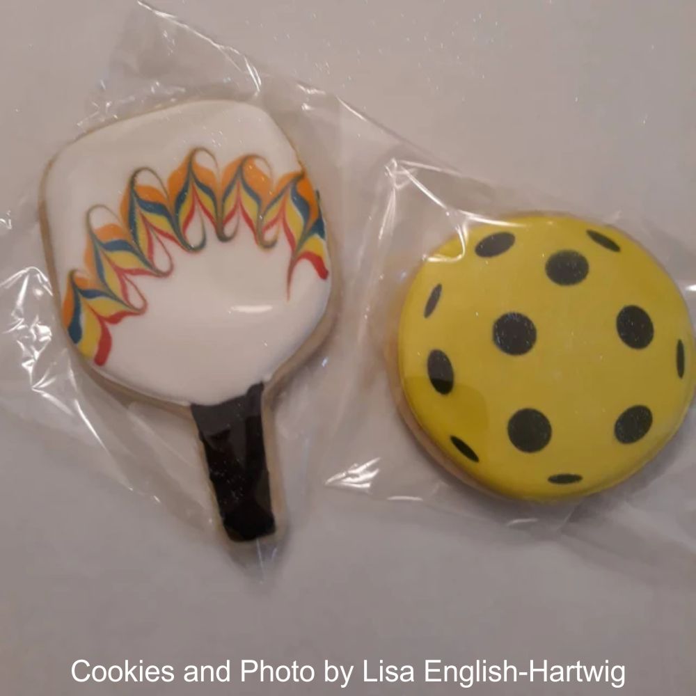 Pickleball Cookie Stencil: Decorate Pickleball Cookies – Confection ...