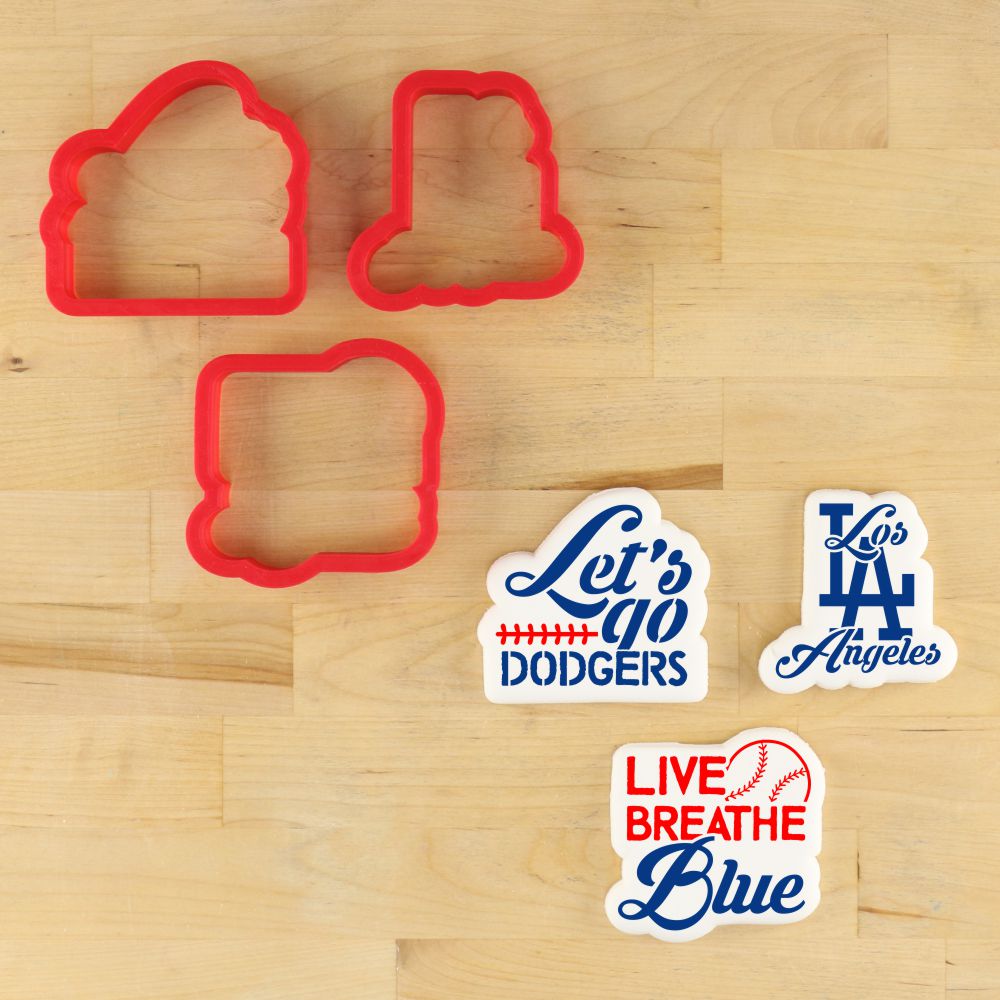 Los Angeles Baseball Cookie Stencil Set – Confection Couture Stencils