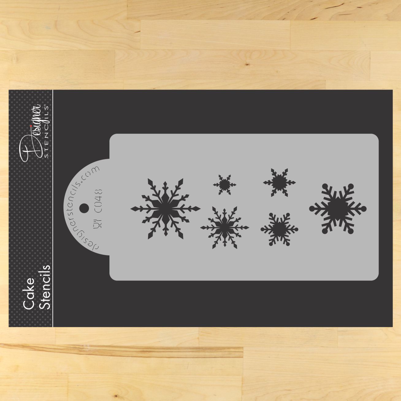 Snowflake Cake Stencil by Designer Stencils – Confection Couture Stencils