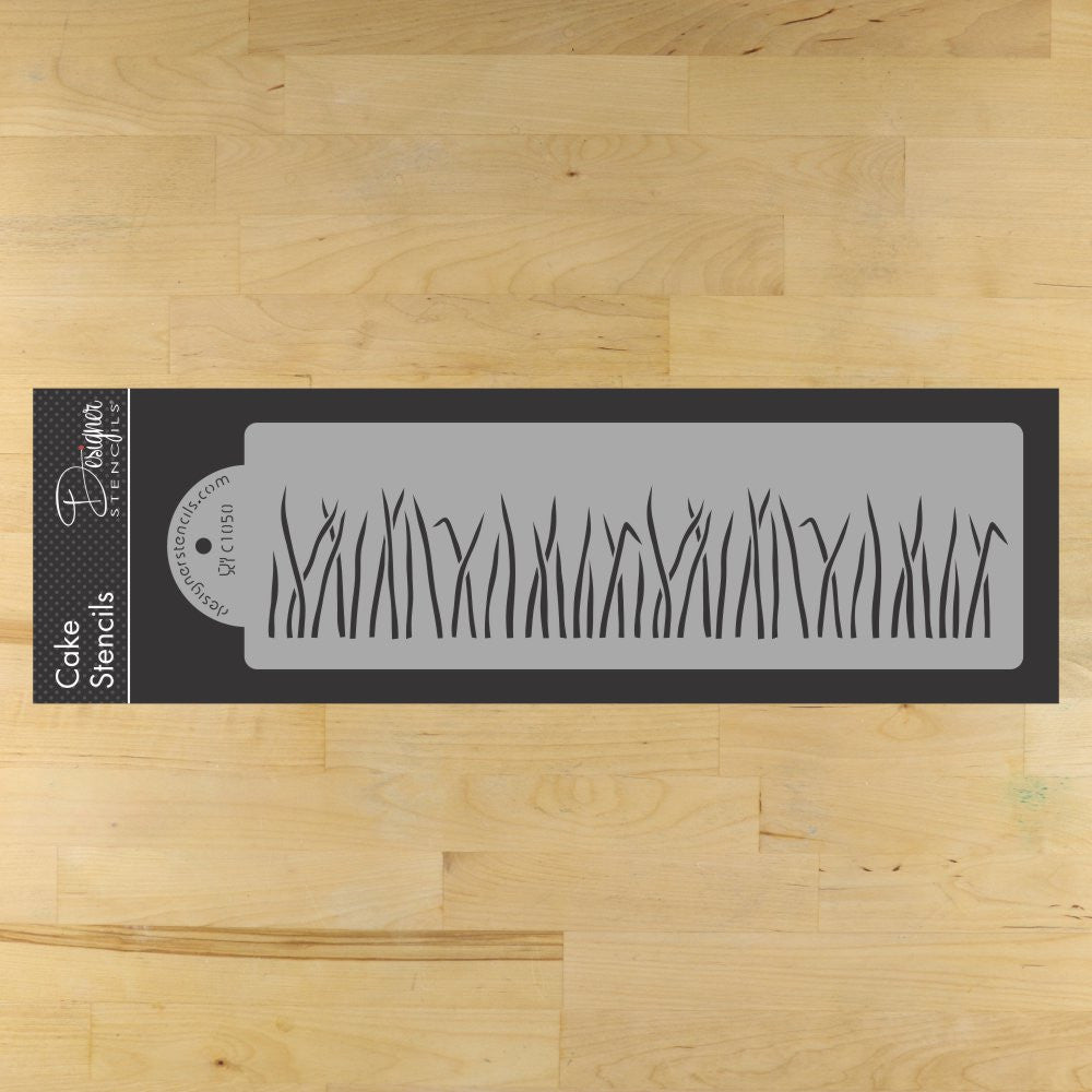 Simple Blades of Grass Stencil for Spring Themed Cakes - Confection ...