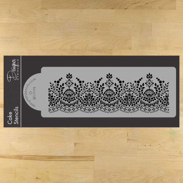 Antique Lace Cake Stencil for Weddings and Anniversaries – Confection ...
