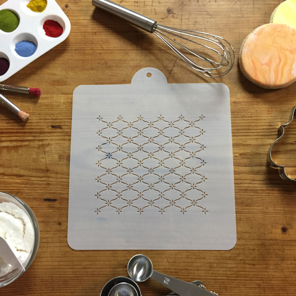 Lattice Cake and Cookie Stencil by Designer Stencils – Confection Couture Stencils