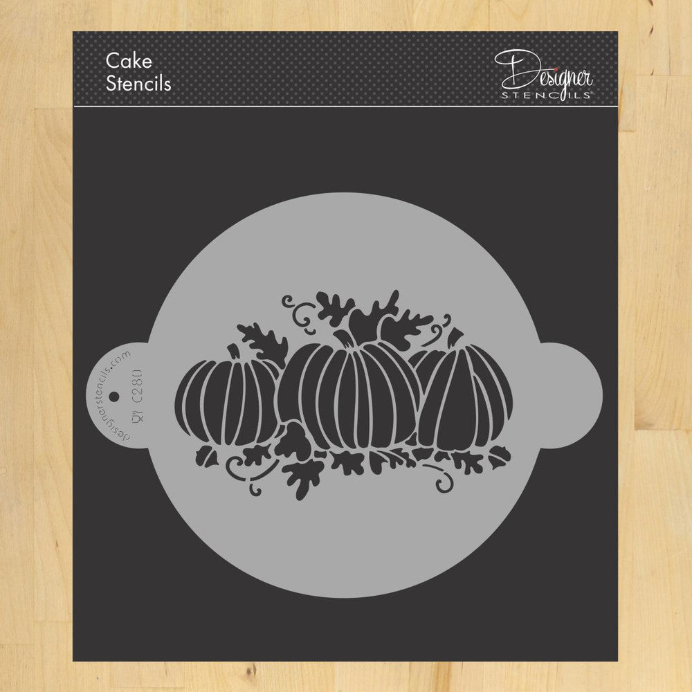 Pumpkin Cake Stencil: Festive Pumpkin Designs for Cakes – Confection ...