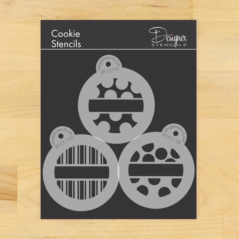 Round Blocker Cookie Stencils From Designer Stencils – Confection ...