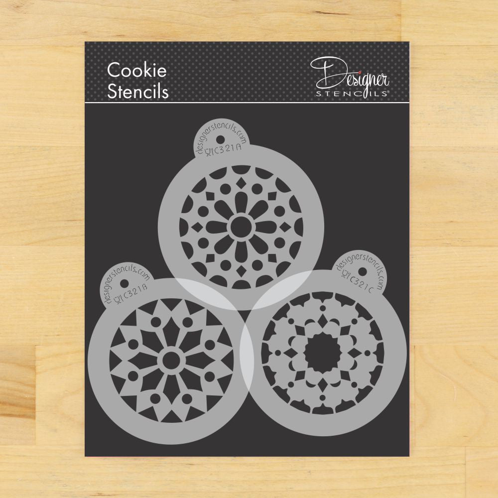 Kaleidoscope Cookie Stencils From Designer Stencils - Confection ...