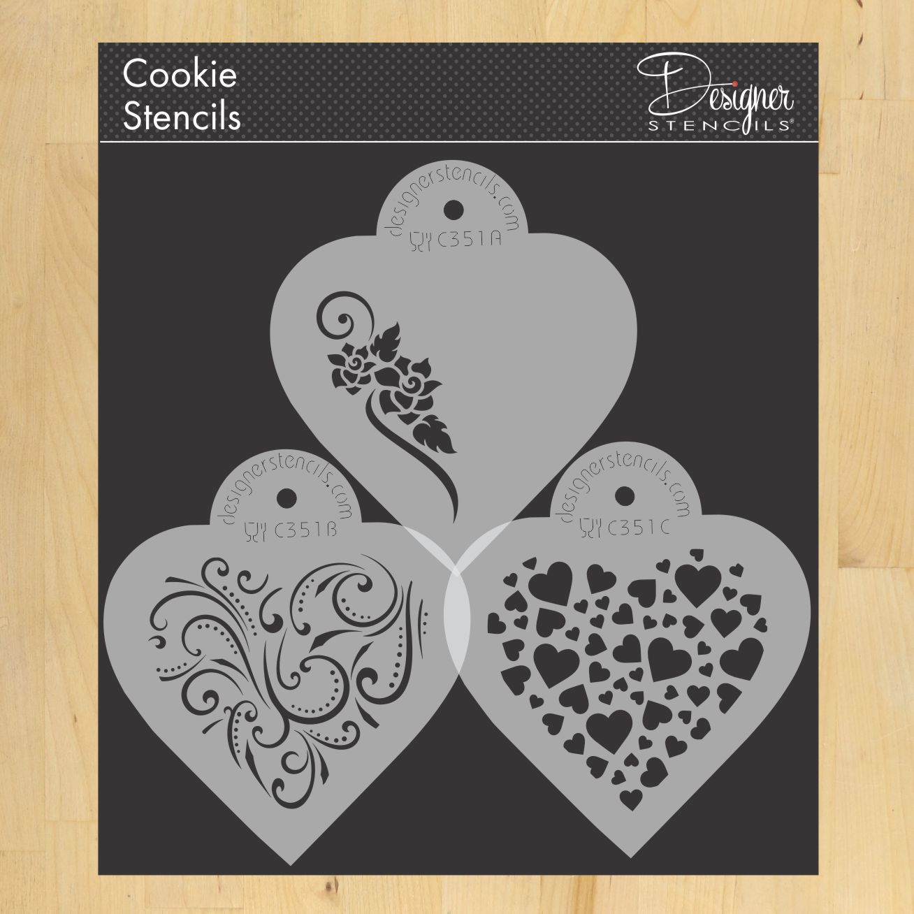 Stencils by Designer Stencils for Cookies – Confection Couture Stencils